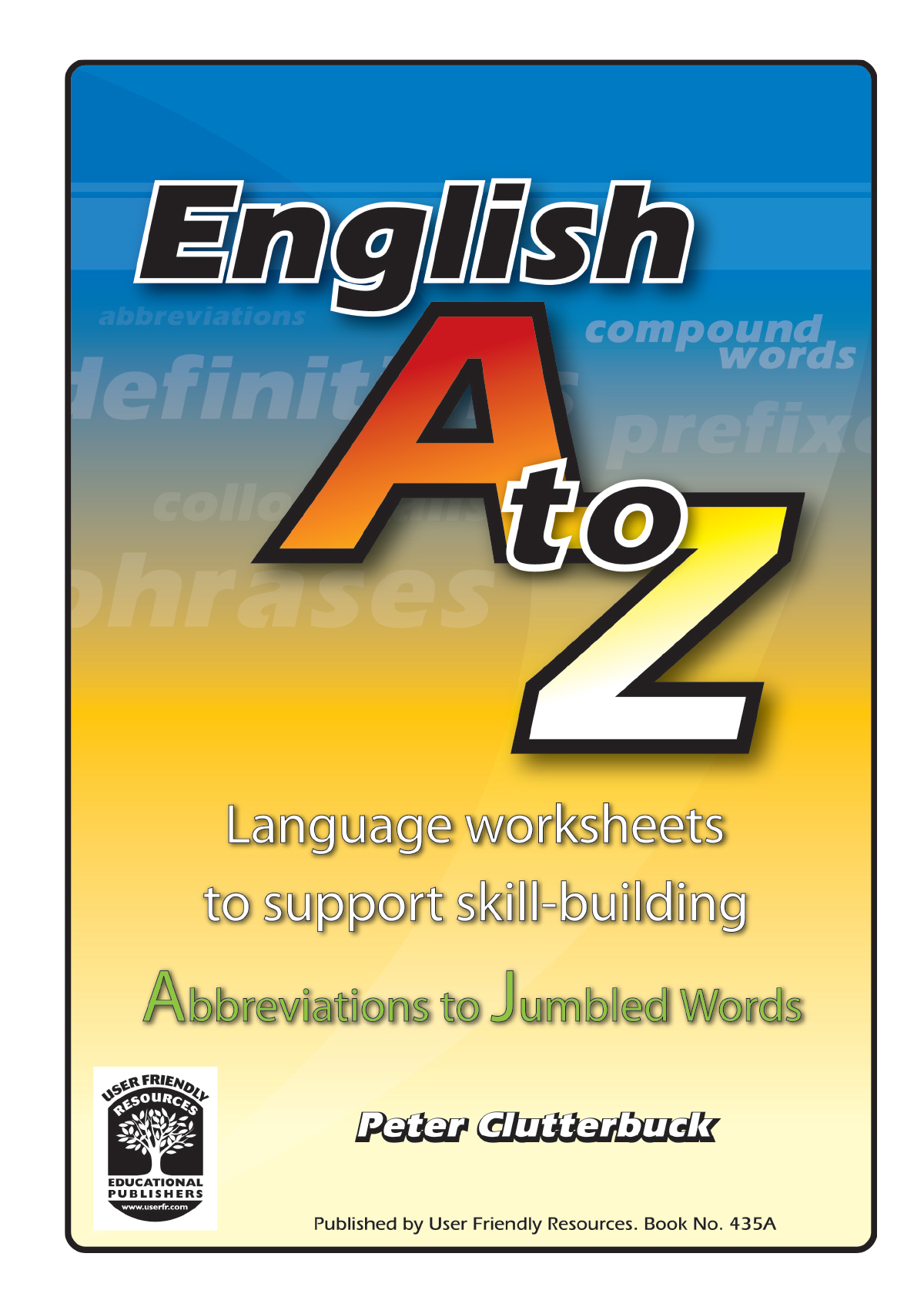 English A to Z - 2 Book Series - User Friendly Resources NZ